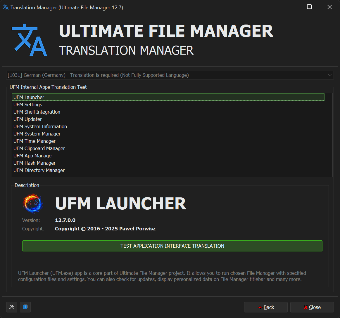 UFM Translation Guide